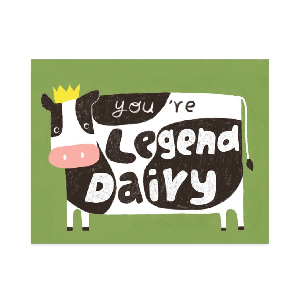 Halfpenny Postage Legend Dairy Love and Friendship Card | Shop ...